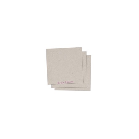 11 Piezas Cartón Gris para Libretas Post-It 8.4cm